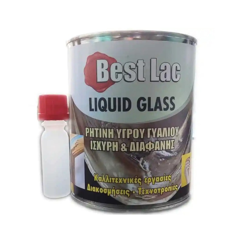 Υγρό γυαλί ρητίνη διάφανη Best Lac 750ml
